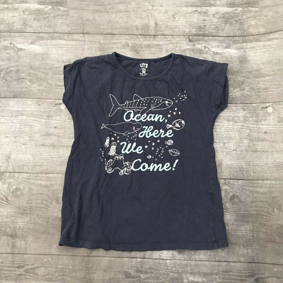 Uniqlo | Shirts & Tops | Uniqlo Disney Pixar Finding Nemo Dory Shirt 1 ...